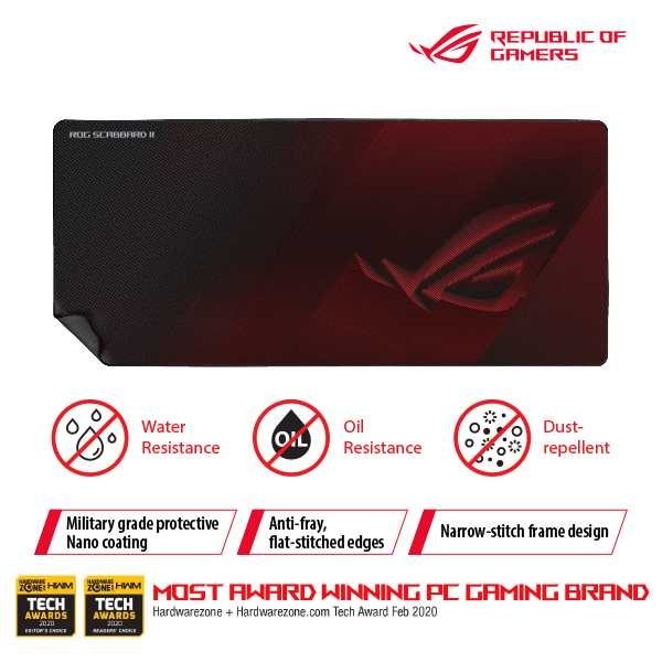 Jual ASUS ROG Scabbard II Extended Gaming Mouse Pad | Shopee Indonesia