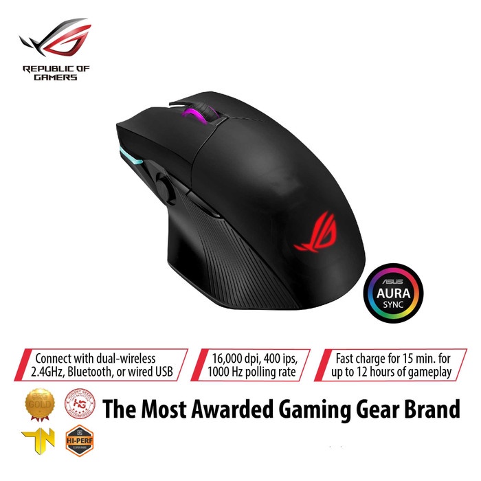 Jual ASUS ROG CHAKRAM RGB Wireless Gaming MOUSE P704 | Shopee Indonesia