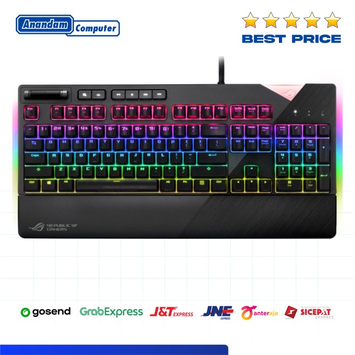 Jual ASUS ROG Strix Flare - RGB Mechanical Gaming Keyboard with Cherry ...