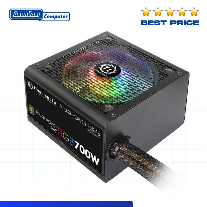 Jual Thermaltake ToughPower GX1 700w 80+ Gold RGB 700 watt PSU Power ...