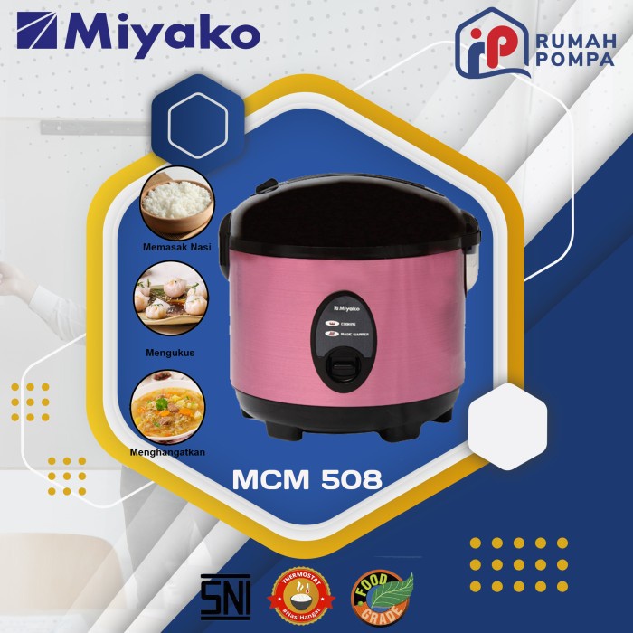 Jual Miyako Rice Cooker MCM 508 SBC 1.8 Liter | Shopee Indonesia