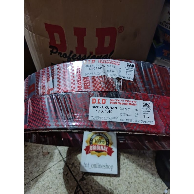 Jual PELEG 140-17 160-17 DID HITAM | Shopee Indonesia