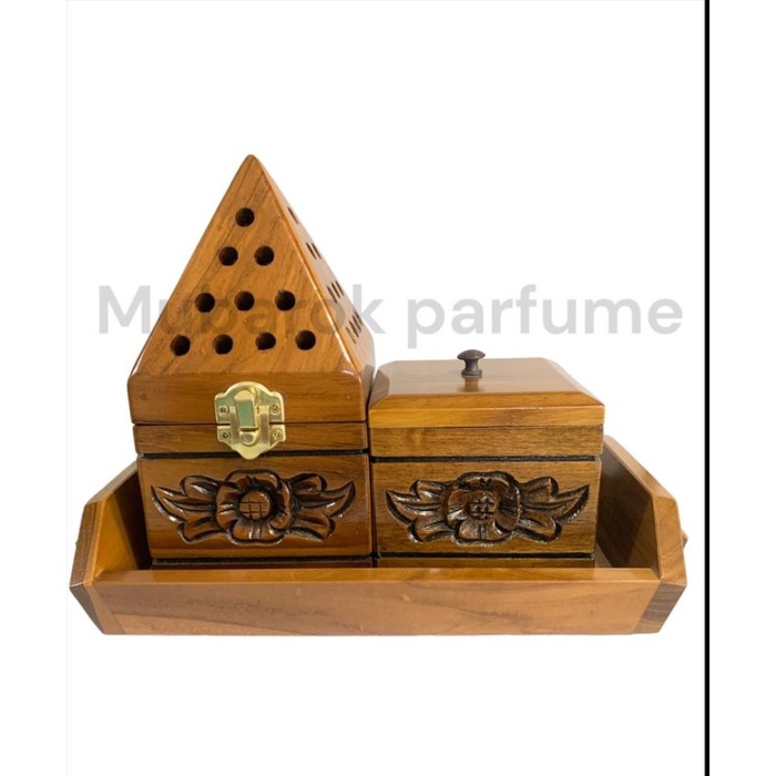 Jual Adealines- Tempat Pembakaran Bukhur Dupa Set Mabkhara Kayu Jati ...