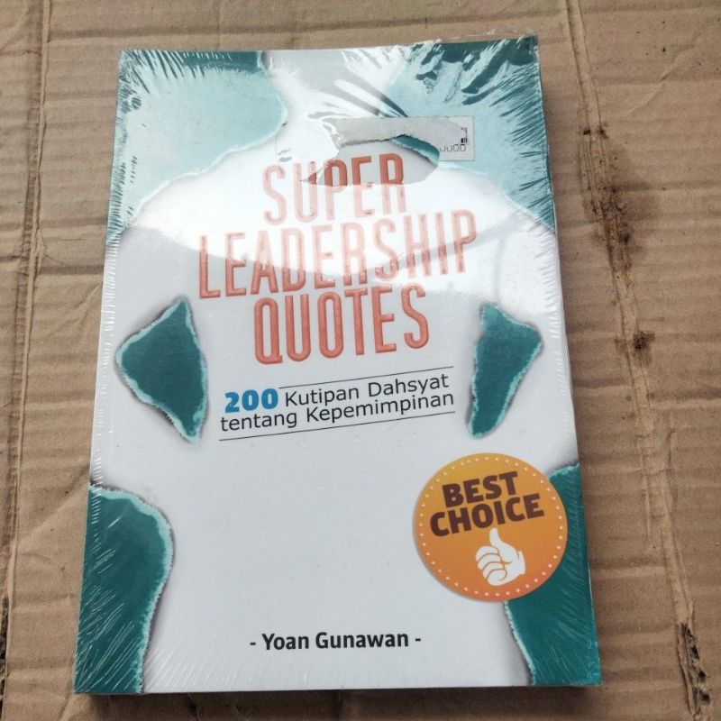 Jual Buku Super Leadership Quotes 200 Kutipan Dahsyat Tentang