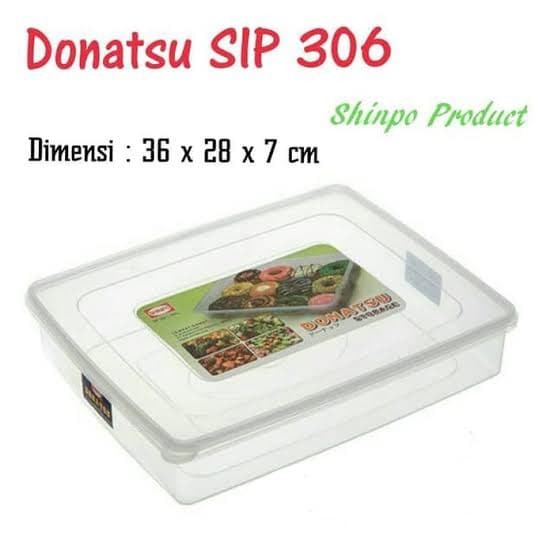 Jual Food Keeper Storage Box Bening Trasnparan Kotak Donat Plastik BPA ...