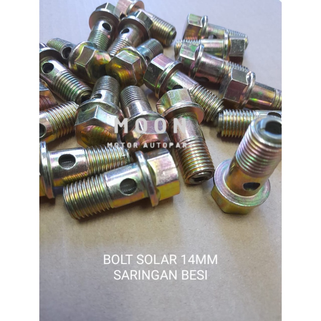Jual BAUT SOLAR 14mm M14 KUNCI 17 SARINGAN BESI | Shopee Indonesia