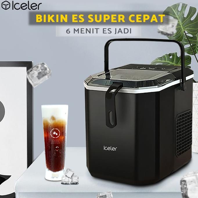 Jual Mesin es Iceler 6 menit keluar es 12kg per hari ice maker | Shopee ...