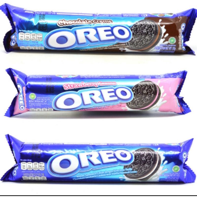 Jual Oreo Biskuit Roll 119gr Original & Chocolate Creme | Shopee Indonesia