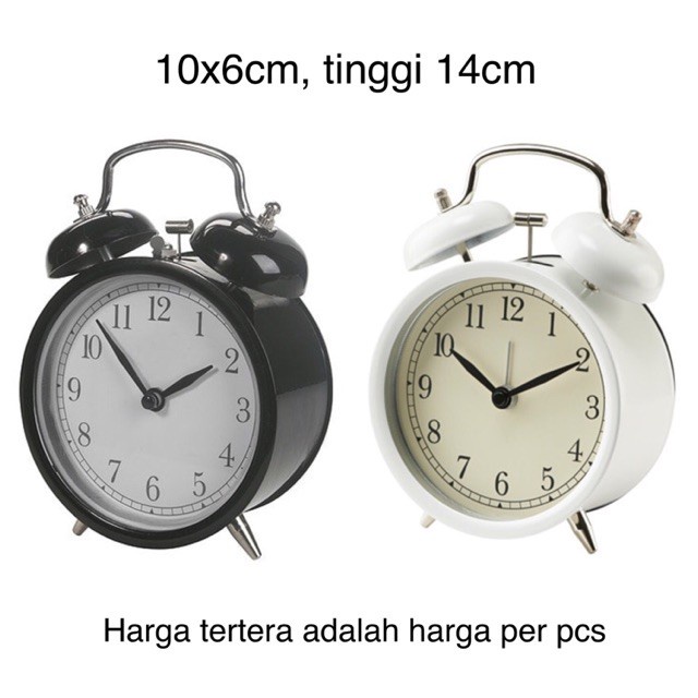 Jual N898U Ikea Dekad ~ Jam Beker Waker Alarm Clock A9087 | Shopee ...