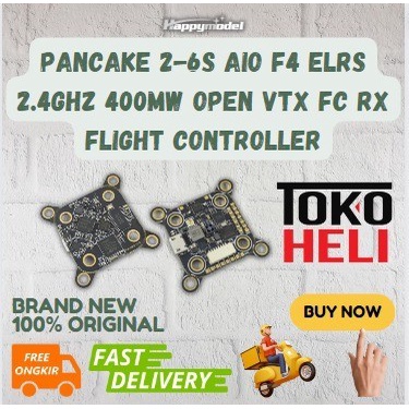 Jual PANCAKE 2-6S AIO F4 ELRS 2.4GHZ 400MW OPEN VTX FC RX FLIGHT CONTROLLER | Shopee Indonesia