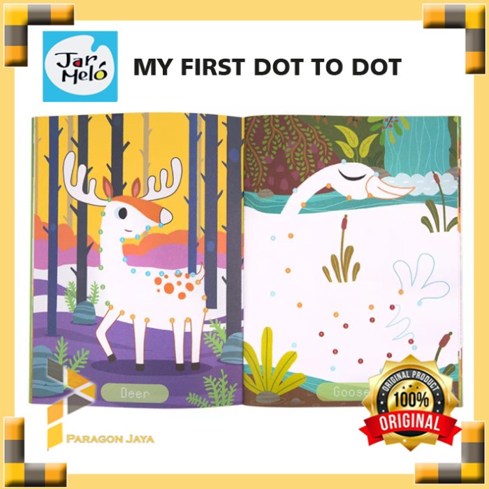 Jual Buku Edukasi Anak Motorik Anak Joan Miro My First Dot to Dot Book | Shopee Indonesia