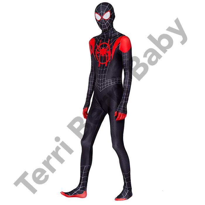 Jual Custom Spiderman Costume Spider Man Kostum Spidermen Miles Morales