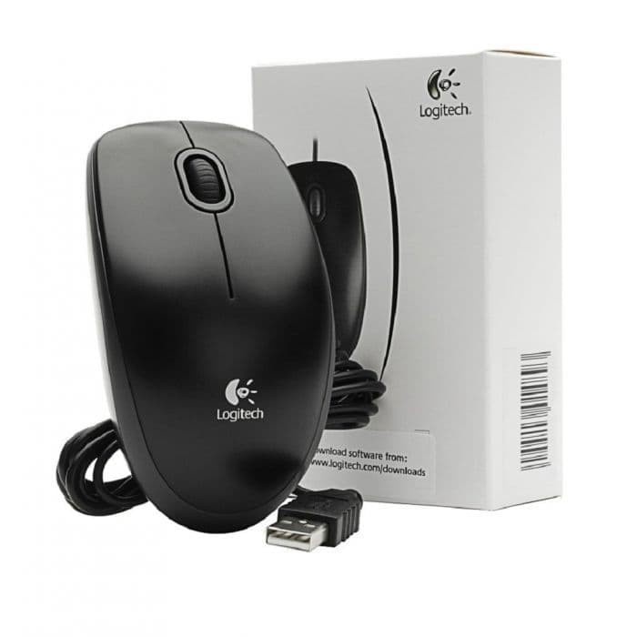 Jual MOUSE KABEL USB - LOGITECH B-100 ORIGINAL | Shopee Indonesia