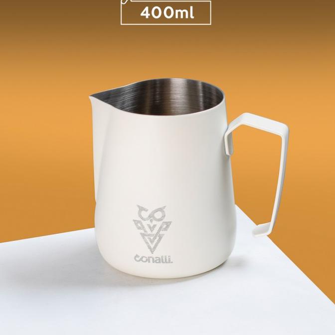 Jual Milk Jug Sharp Spout 400ml Carbonsteel Jug Susu Latte Art Full ...