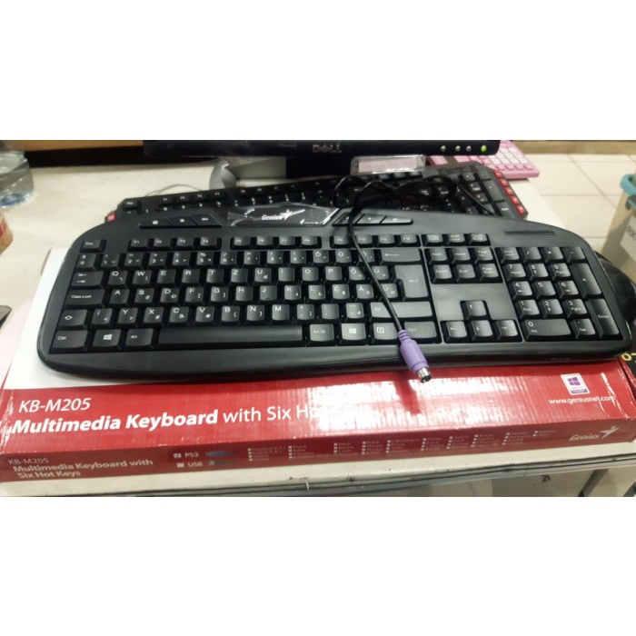 Jual Genius Keyboard Kb-110X Ps2 | Shopee Indonesia