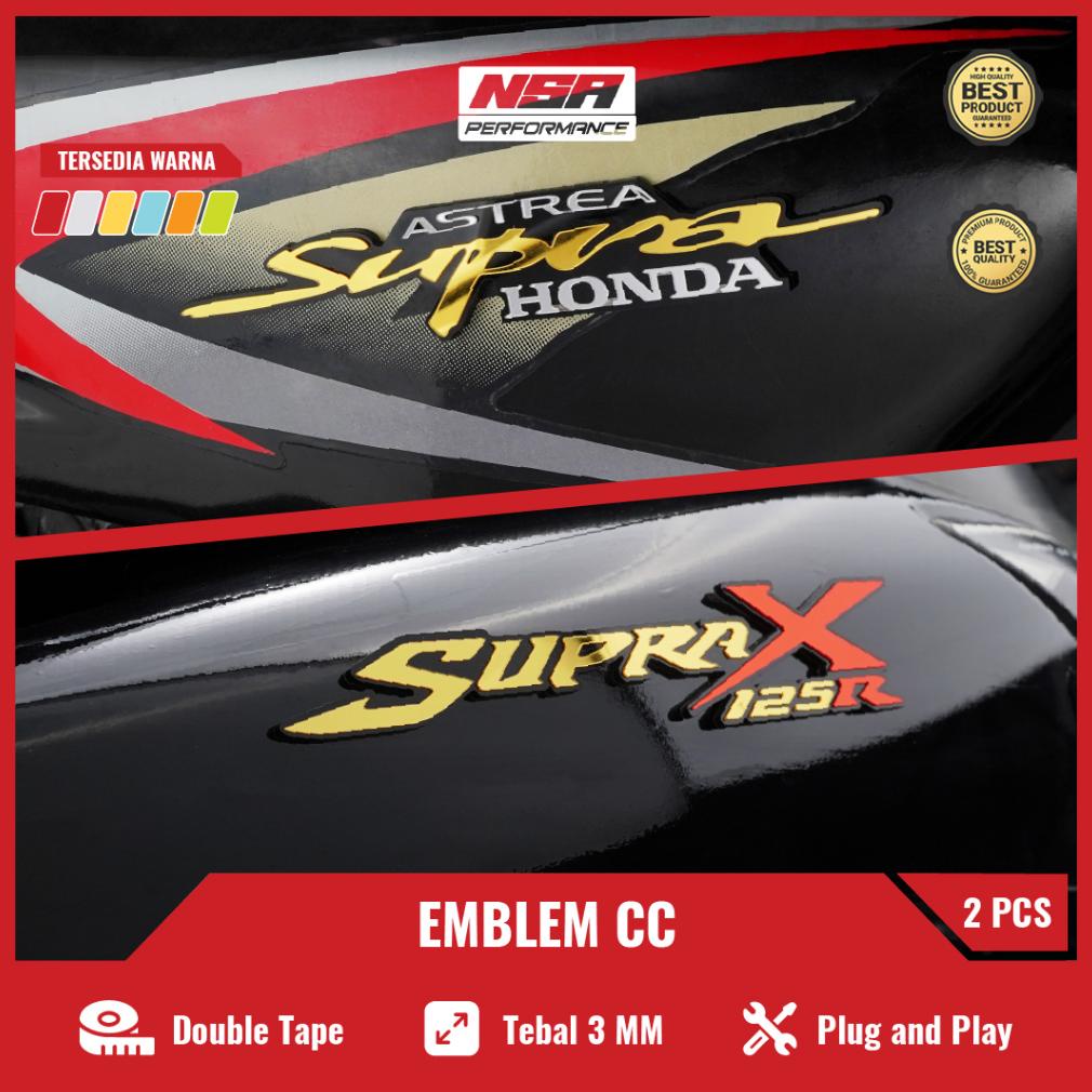 Jual Emblem Motor Supra X 125 Supra Old Supra Honda Emblem Dasi Supra ...
