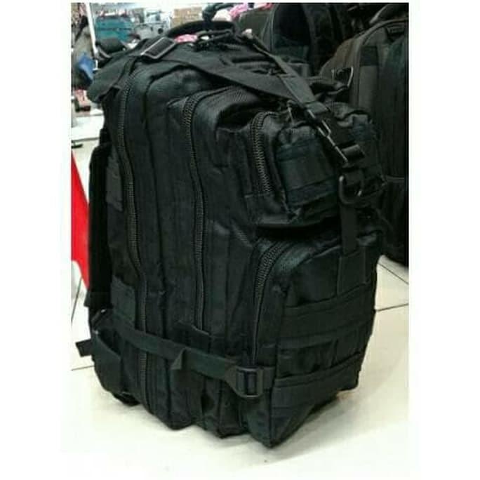 Jual Promo Murah Tas Ransel Army Libanon 3P Hitam / Tas Tactical ...
