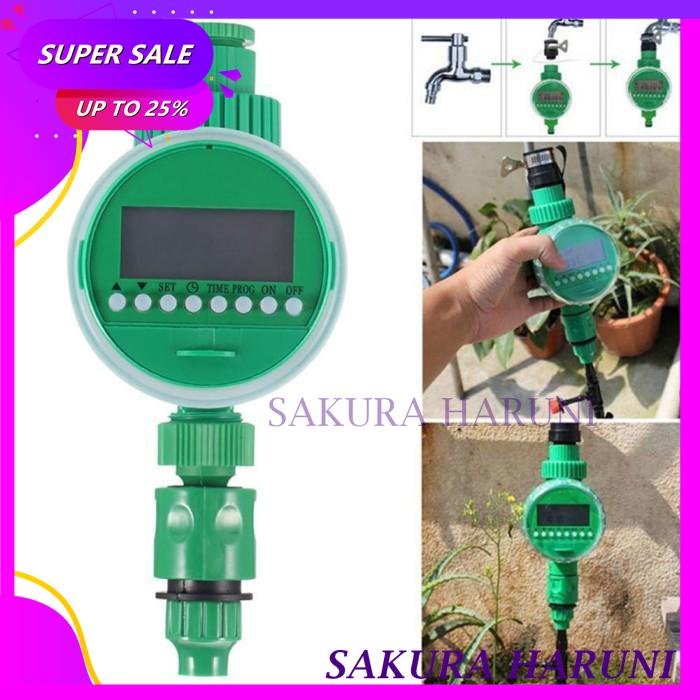 Jual TIMER DIGITAL KRAN KERAN AIR IRIGASI TAMAN OTOMATIS SPRINKLER LCD ...