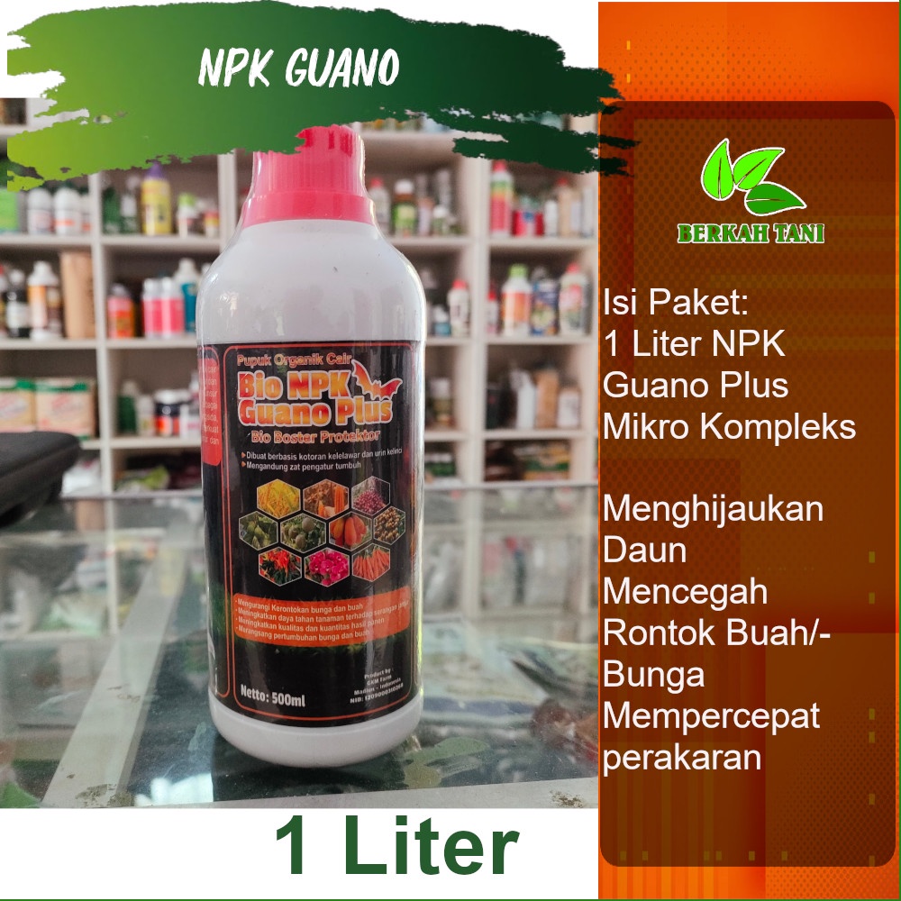 Jual NPK Guano 1 Liter Plus ZPT Pupuk Pertumbuhan | Shopee Indonesia