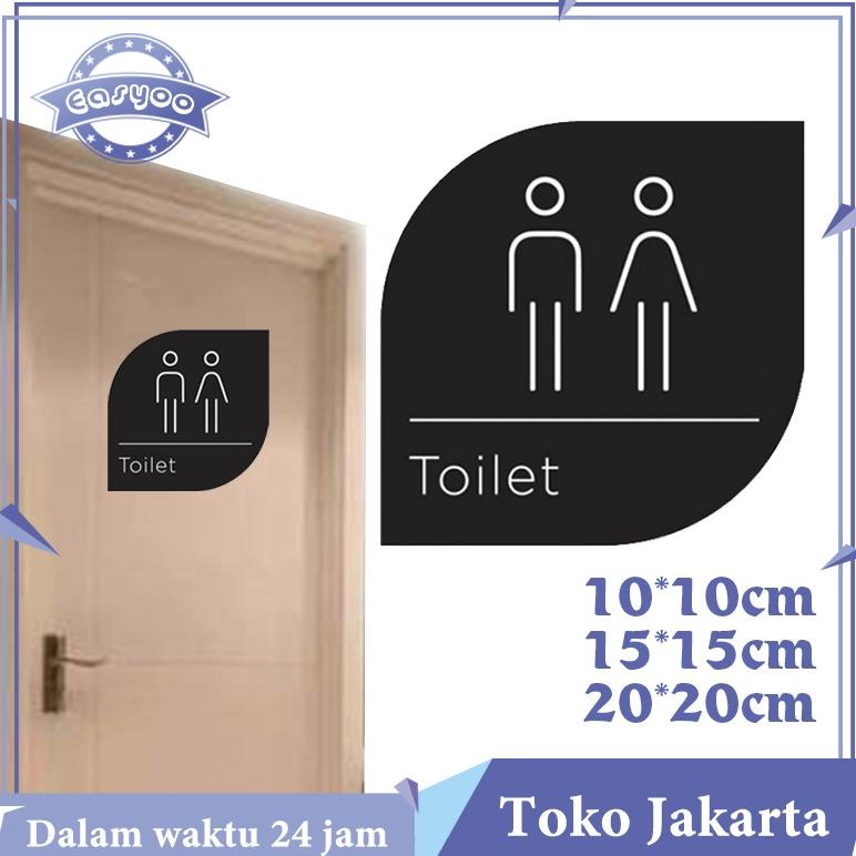 Jual Terbaik Signage Sign Board Toilet Akrilik Tanda Toilet Pria Wanita ...