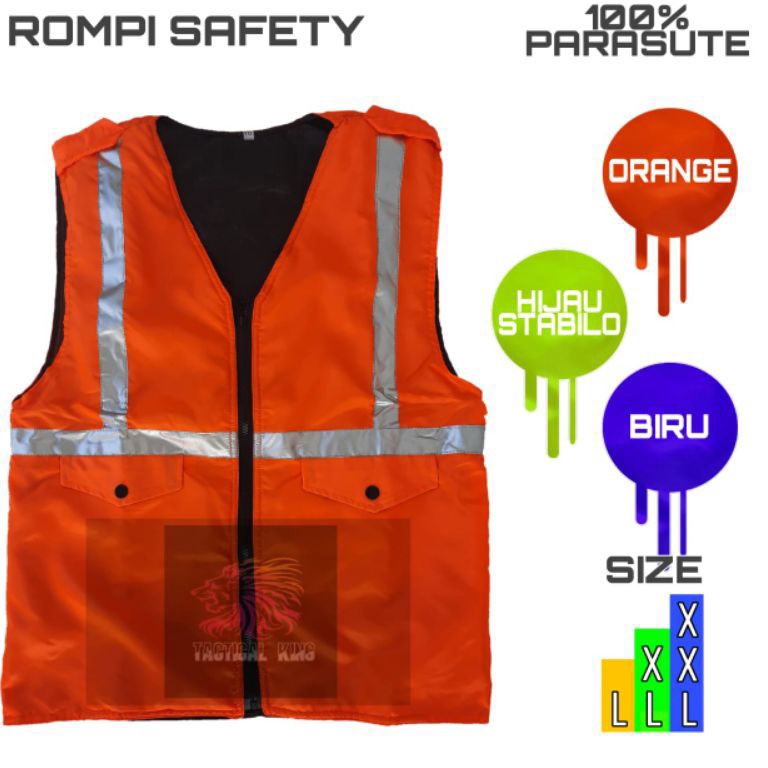 Jual Baruo5O9a Rompi proyek/rompi parkir/rompi safety/rompi kerja/rompi ...