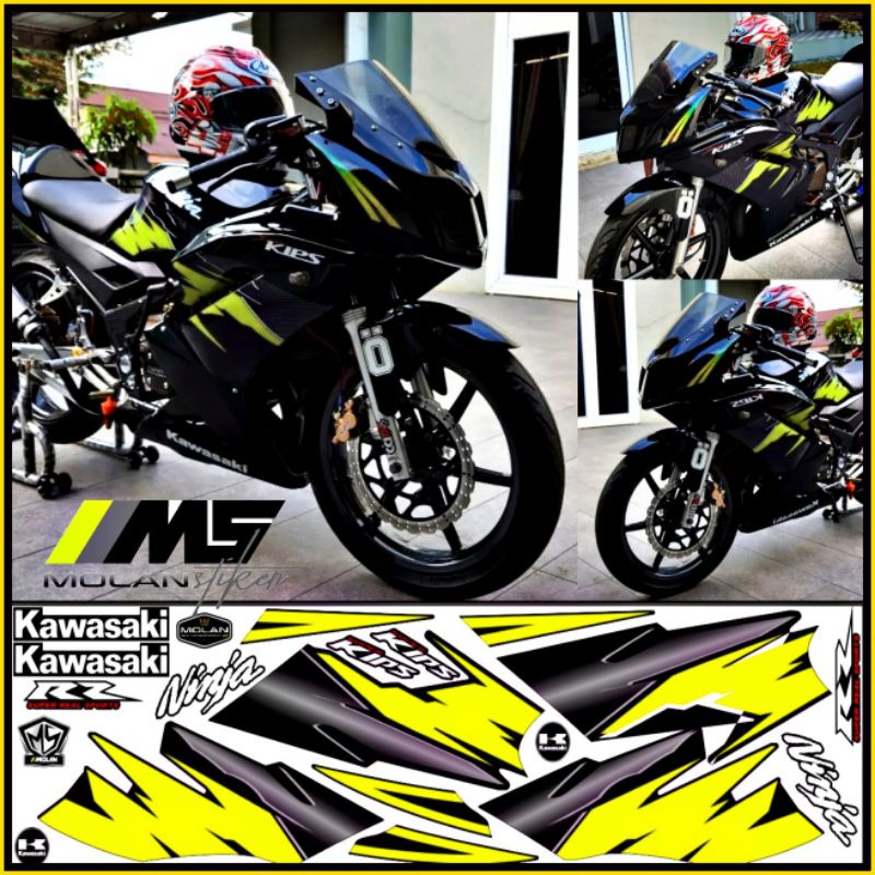 Jual Decal Sticker Striping Variasi Ninja RR New 150 2Tak 2012-2017 ...