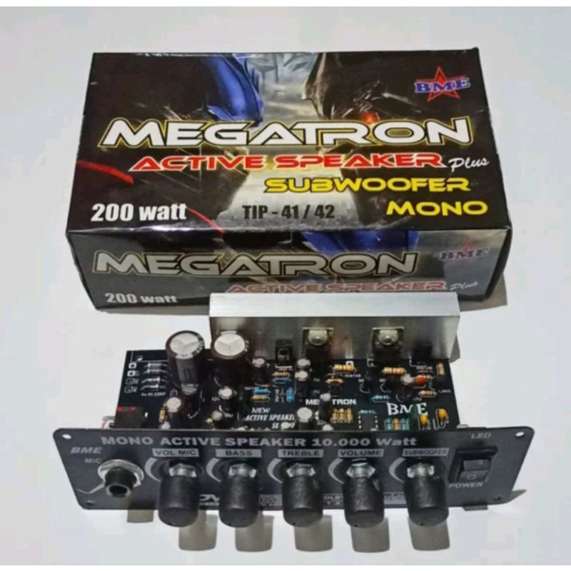 Jual New Active Speaker Plus Subwoofer & Preamp Mic Mono Megatron By BME | Shopee Indonesia