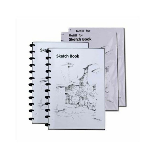 Jual A3 Lyra Sketchbook Ring Sketch Book Refillable Buku Gambar Sketsa ...