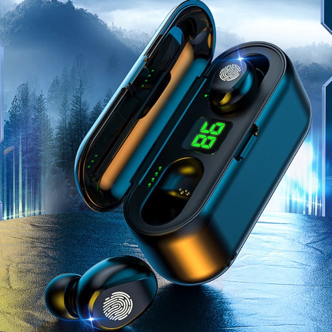 Jual Harga Heboh TWS F9 Earphone Bluetooth Tws Nirkabel Power Bank Headphone Display Wireless ...