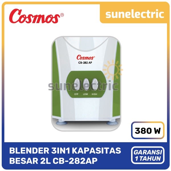 Jual Cb-282 Ap Blender Plastik + Wet & Dry Mill 3In1 2 Liter | Shopee ...