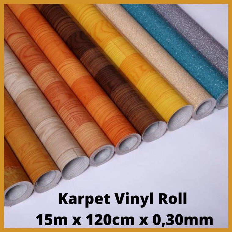 Jual Baru Jual Karpet Plastik Vinyl 1 ROLL 15 meter Untuk Alas Meja dan Lantai, Beragam s ...