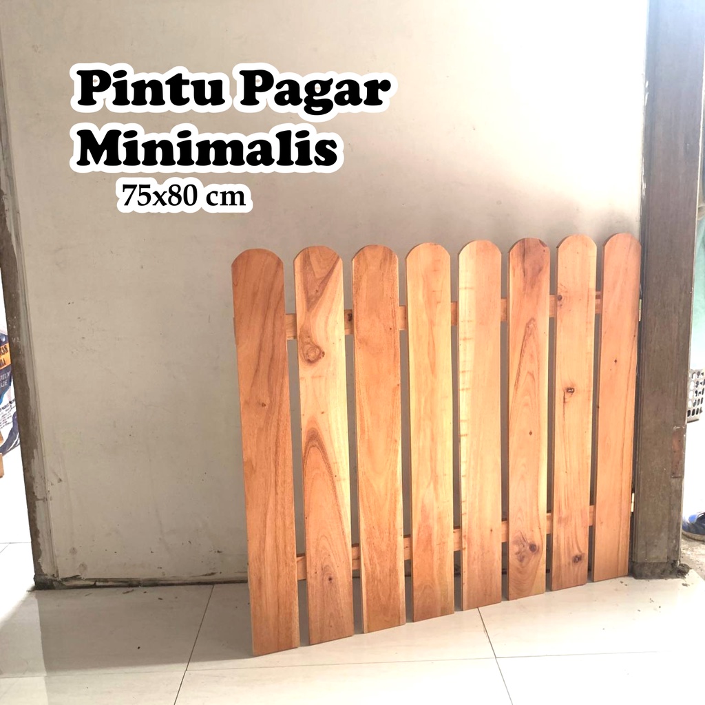 Jual Pintu Pagar Kayu lebar 75 cm x tinggi 80 cm Baby Gate Pagar Bayi ...