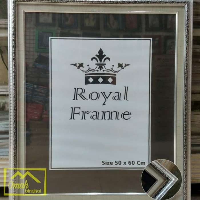 Jual Frame/Figura/Bingkai foto linen ukir 20R / 24R Size. (50x60cm ...