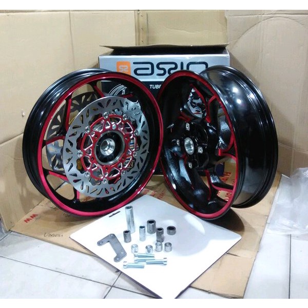 Jual Velek Velg AXIO DOUBLE DISC PSM pnp Cbr 150 facelift k45g..cbr 150 ...