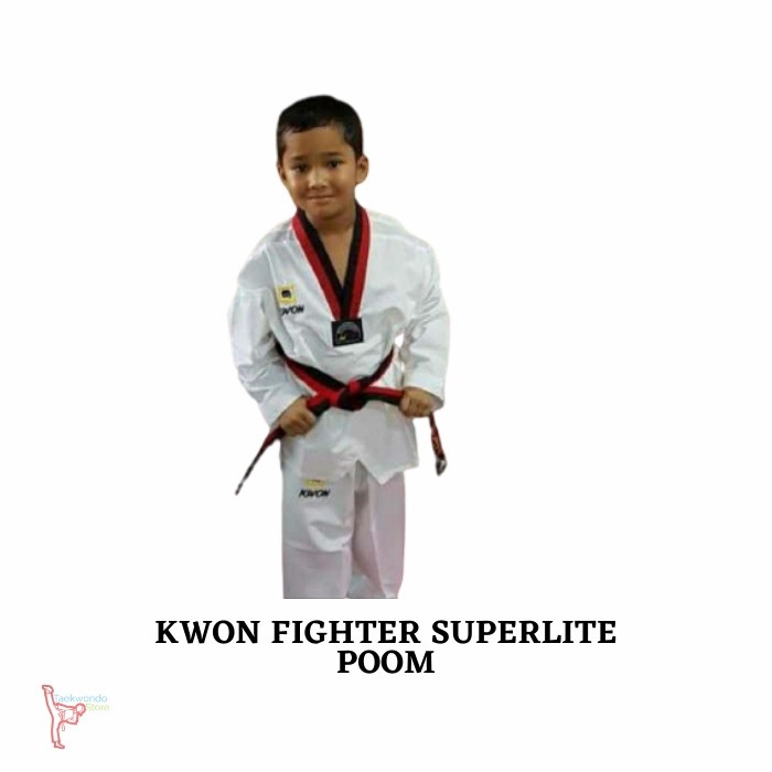 Jual Baju Seragam Taekwondo Anak - Dobok Kwon Superlite POOM WT Approved | Shopee Indonesia