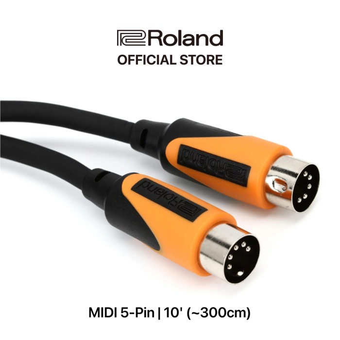 Jual Roland Black Series Midi Cable Kabel Midi 5-Pin Midi To Midi ...