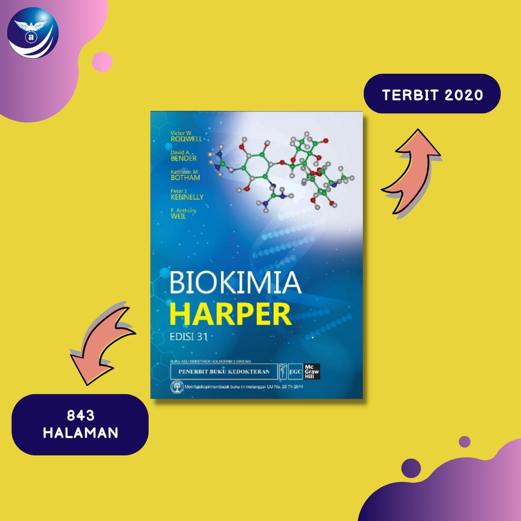 Jual Buku Kedokteran Biokimia Harper, Ed. 31 - Victor W. Rodwell, PhD ...