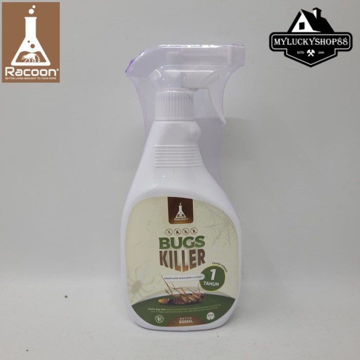 Jual Discount Racoon Bugs Killer Spray Semprotan Pembasmi Pengusir Serangga /RAKET NYAMUK ...