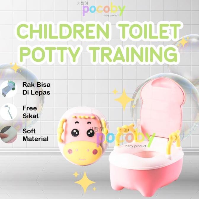 Jual Toilet Potty Training Pocoby Pispot Jongkok Anak Latihan Pipis ...