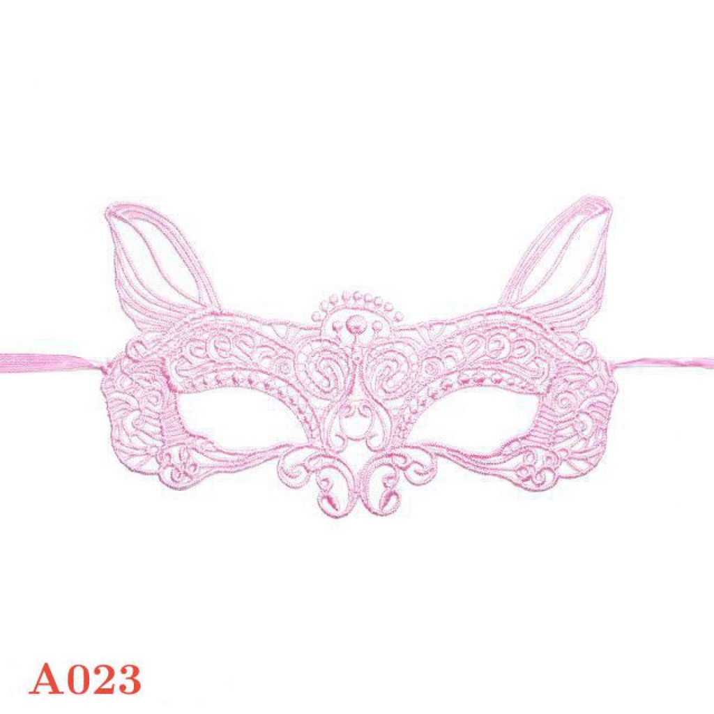 Jual A023 Mask Topeng Karnaval Penutup Mata Cat Kucing Pink | Shopee ...