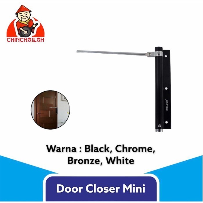 Jual Door closer mini hidden / Alat punutup / penahan pintu kecil ...