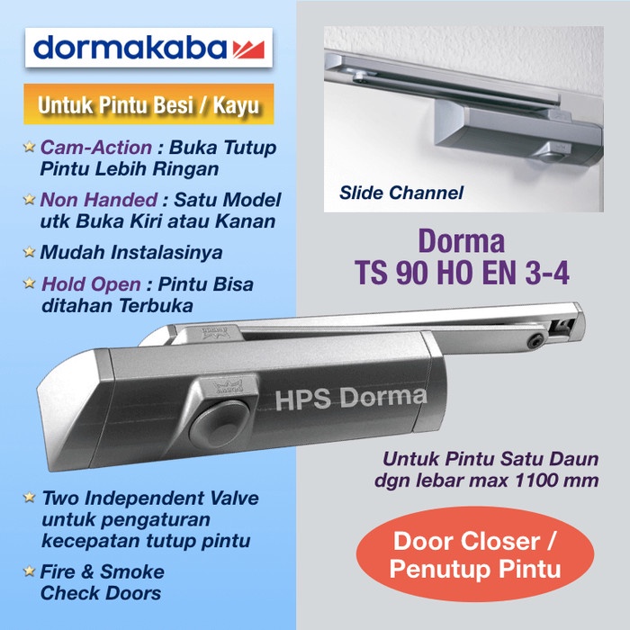 Jual Door Closer Dorma TS 90 HO (EN 3-4) | Shopee Indonesia