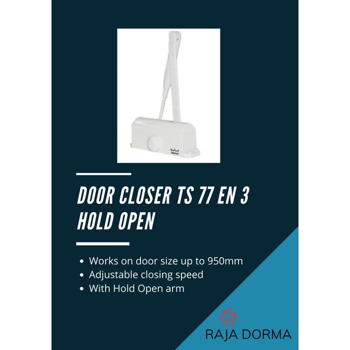 Jual Dorma TS77 HO EN3 White Putih Dormakaba | Shopee Indonesia