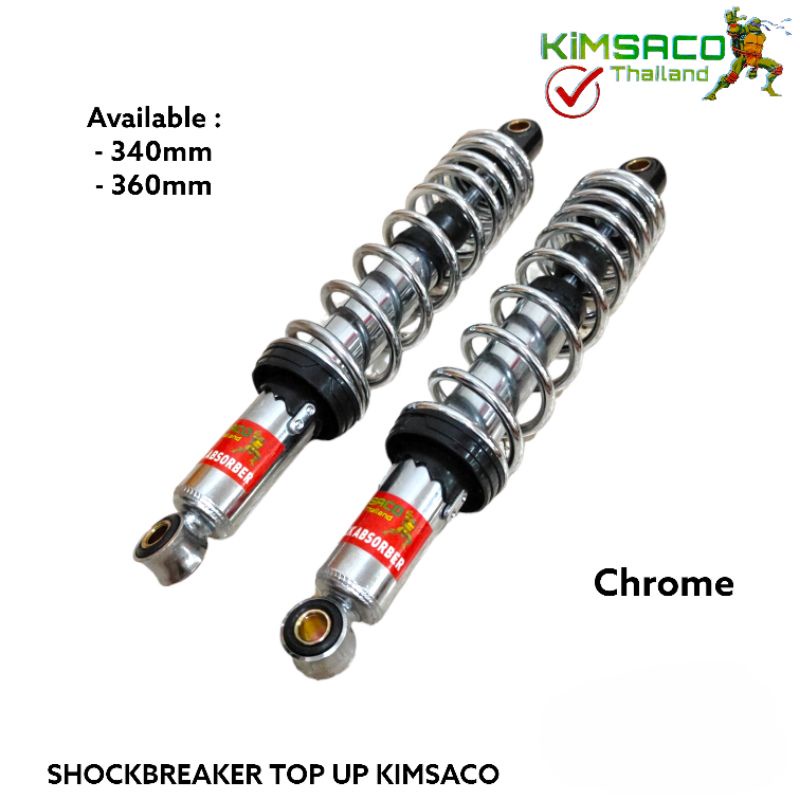 Jual SHOCKBREAKER SHOCK BREAKER SHOK TOP UP CHROME 340MM 360MM ...