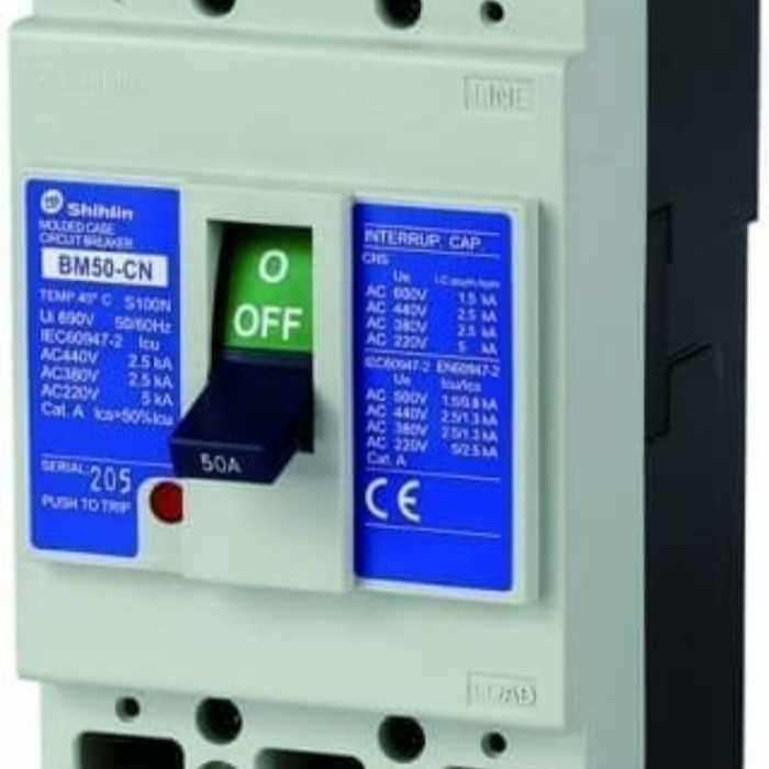 Jual Yuk Order!!! Bm50-Cn Mccb Shihlin Breaker 50A 40A Bm50-Cn Bm-50Cn 3Pole 3P | Shopee Indonesia