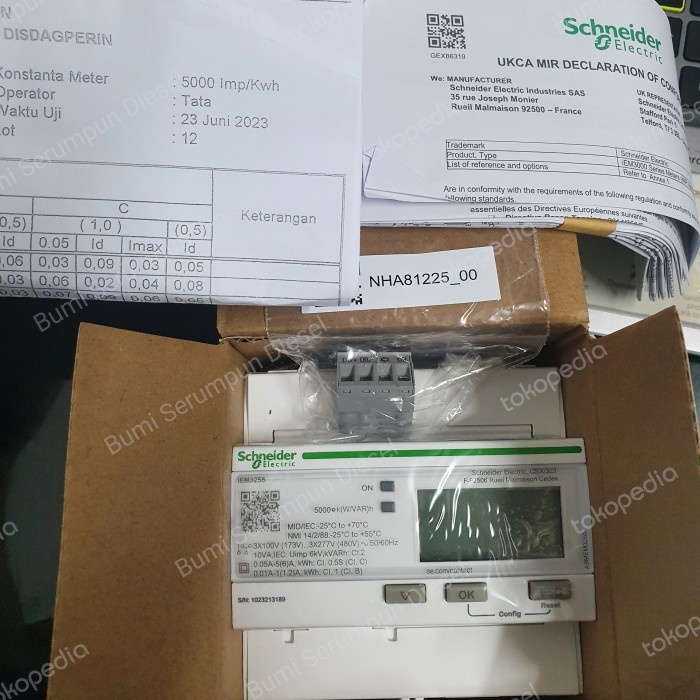 Jual Kwh Meter 3Phase Iem3255 Tera - A9Mem3255 Schneider | Shopee Indonesia