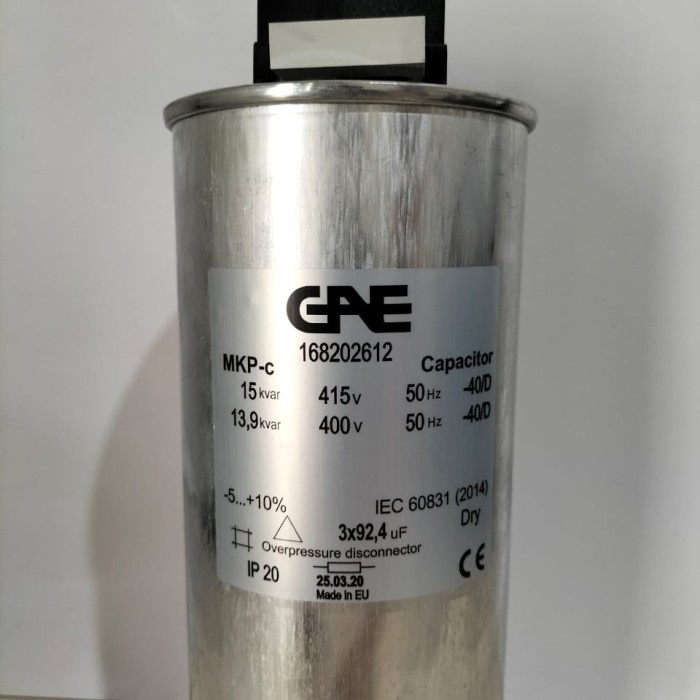 Jual Yuk Order!!! Kapasitor Bank Gae 15Kvar 415V / Capacitor Bank Gae 15 Kvar 415V | Shopee ...