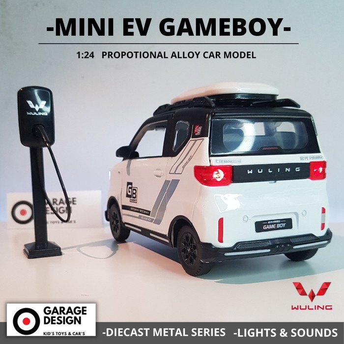 Jual MUST HAVE!! DIECAST MINIATUR MOBIL WULING MINI EV GAMEBOY 1:24 ...