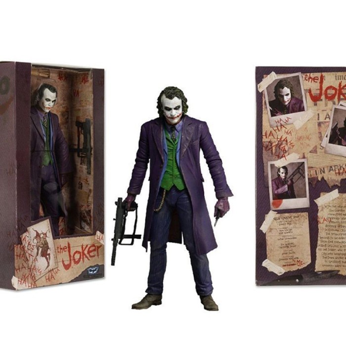 Jual Ready Neca DC Comics JOKER The Dark Knight Batman Heath Ledger ...