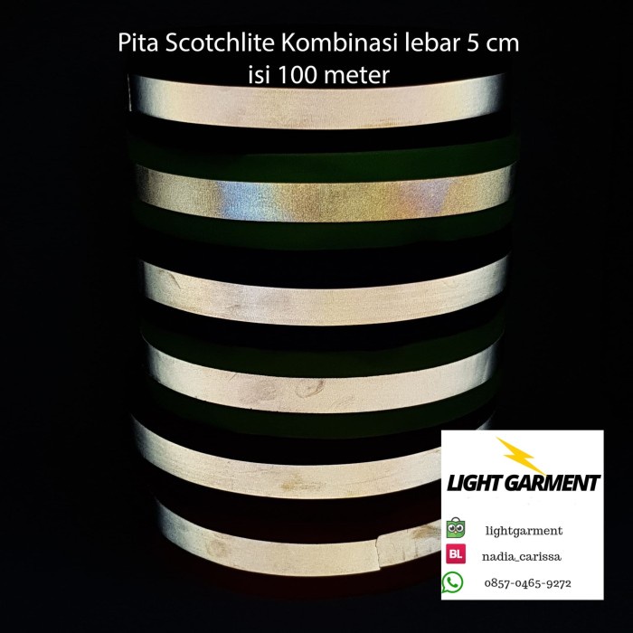 Jual ALAT KESELAMATAN REFLEKTOR PEMANTUL CAHAYA SCOTLIGHT SCOTCHLITE ...
